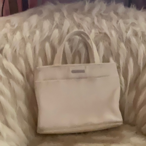 Nine West | Bags | Cream Structured Tote Bag With Minimalist Design ...